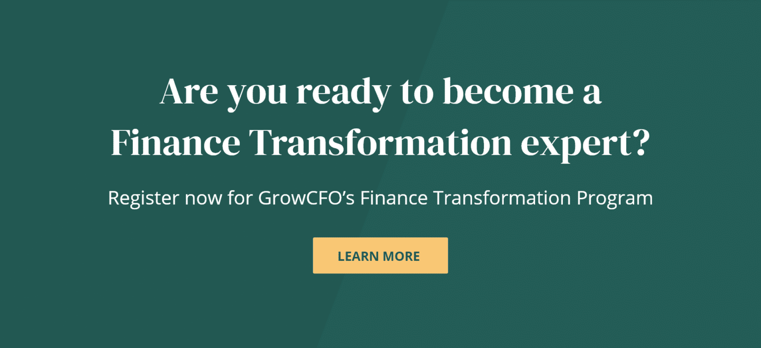 Finance transformation Project