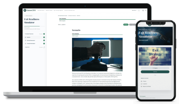 Exit readiness simulator - GrowCFO
