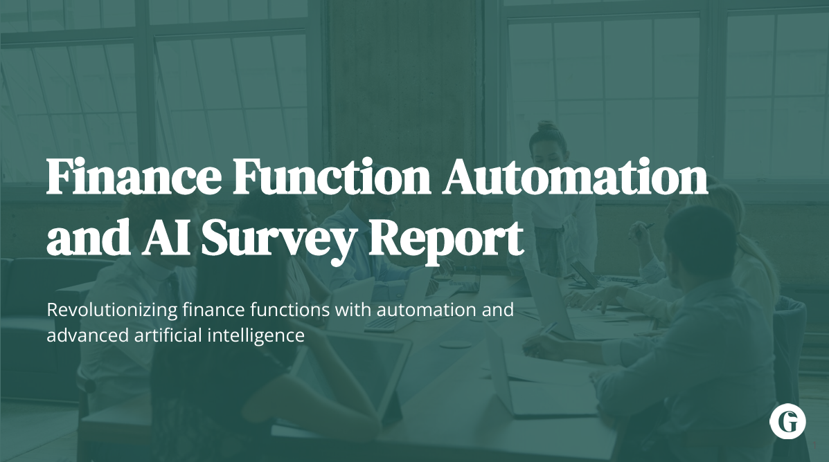 Finance Function Automation and AI Survey Report - GrowCFO