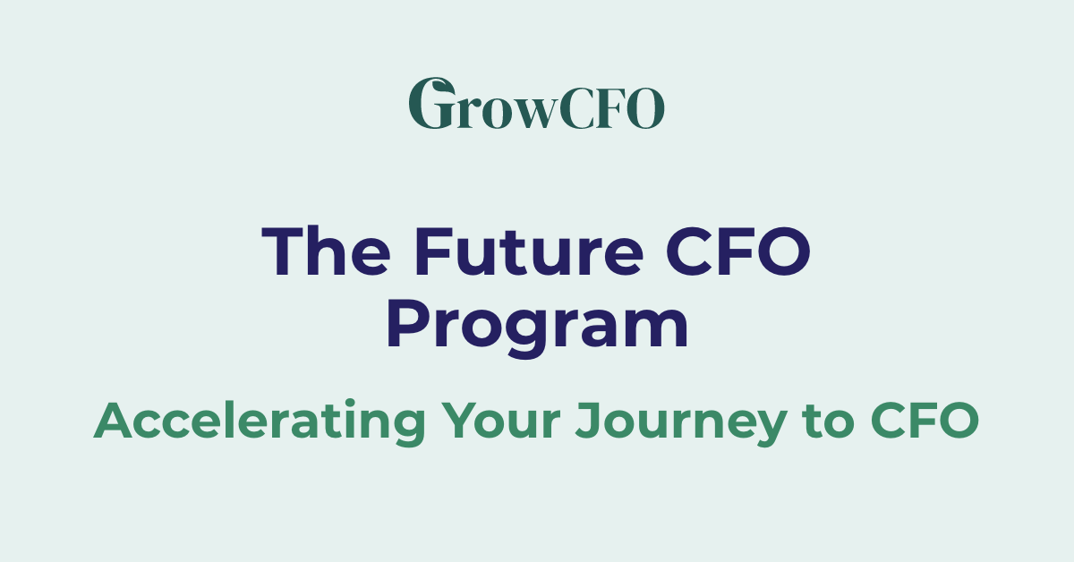 CFO Training | Future CFO Program For Aspiring CFOs
